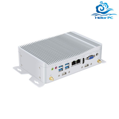 Intel Core i3 Industrial Fanless PC Mini PC With GPIO And DDR4 16G 6COM